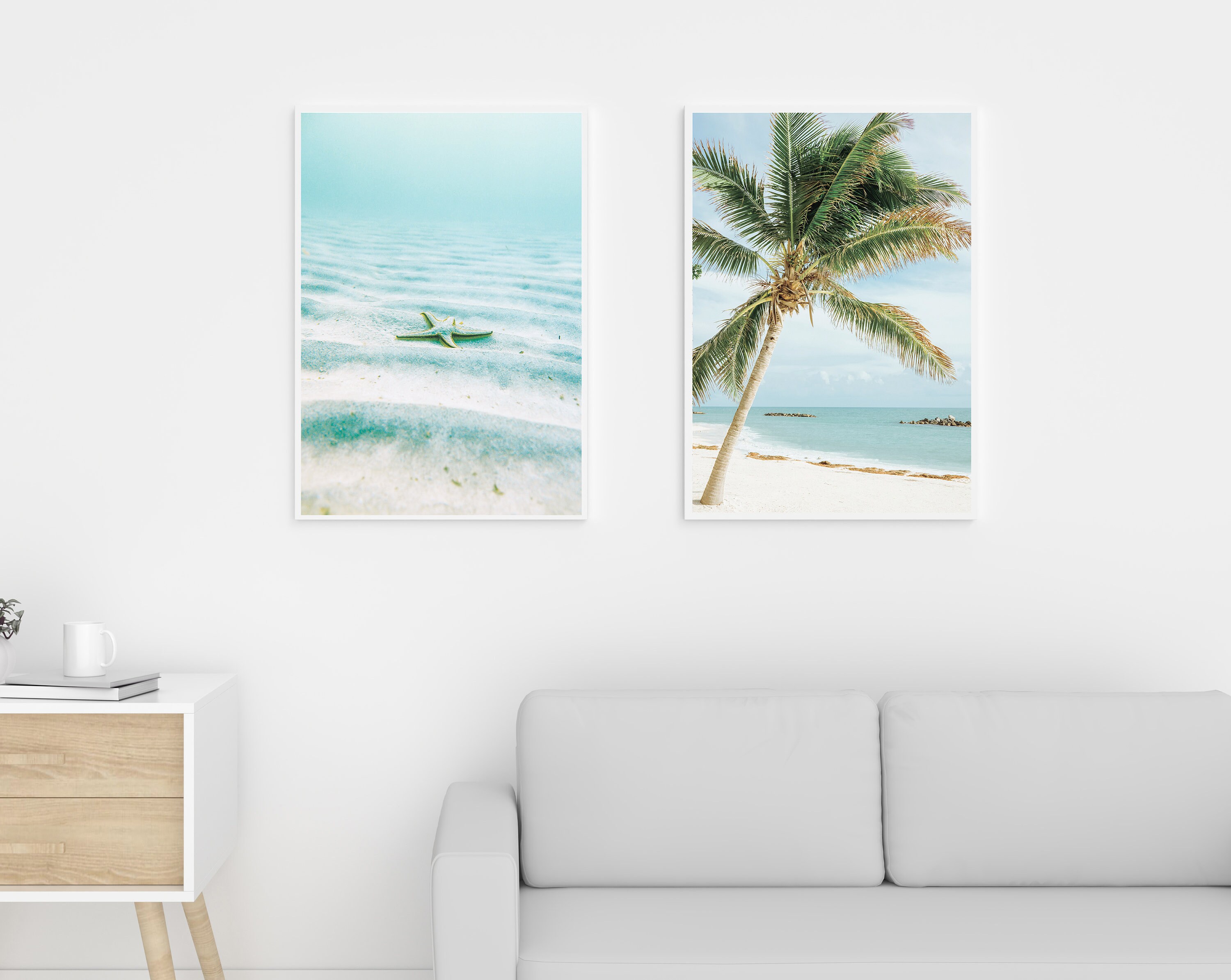 Beach Prints Set of 6 Prints Beach Wall Art Neutral Beach - Etsy