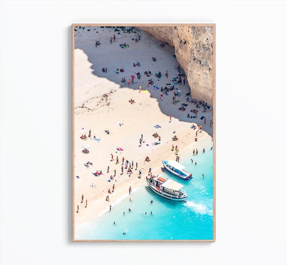 Coastal Print Turquoise Ocean Photo Beach Wall Art Poster - Etsy