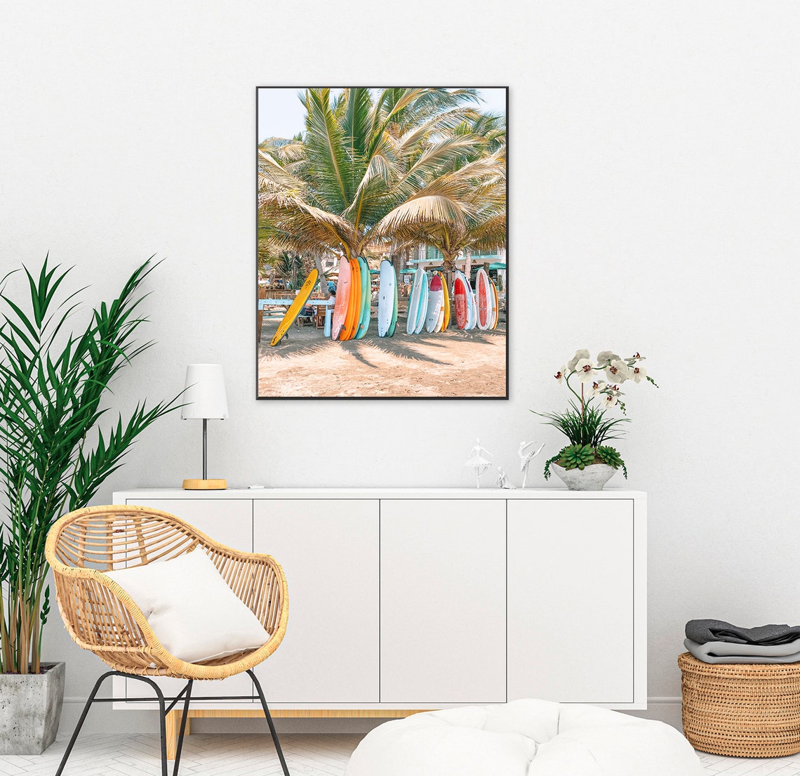 Surfboard Wall Art Print Beach Photography Coastal Print - Etsy