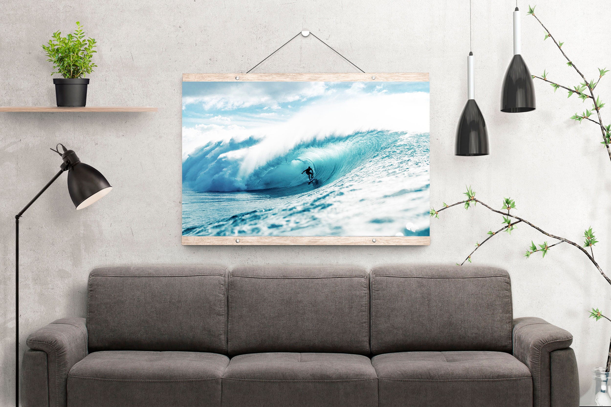Surfing Wall Art Print Big Wave Print Aerial Surfing Print - Etsy