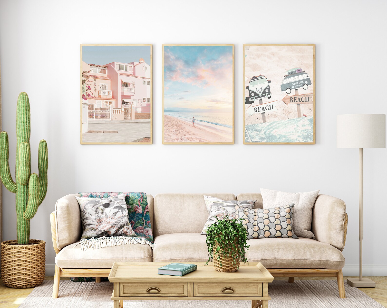Set of 100+ Tropical Beach Prints Wall Art, Beach Poster, Tropical ...