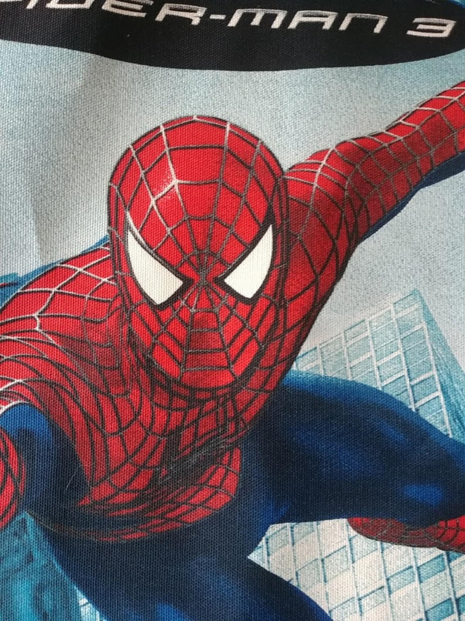 Fabric Spiderman Fabric Panel | Etsy