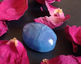 Natural Blue Aqeeq - Etsy