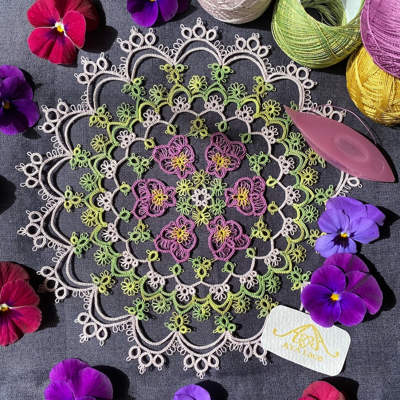Tatting Lace Pattern - Etsy
