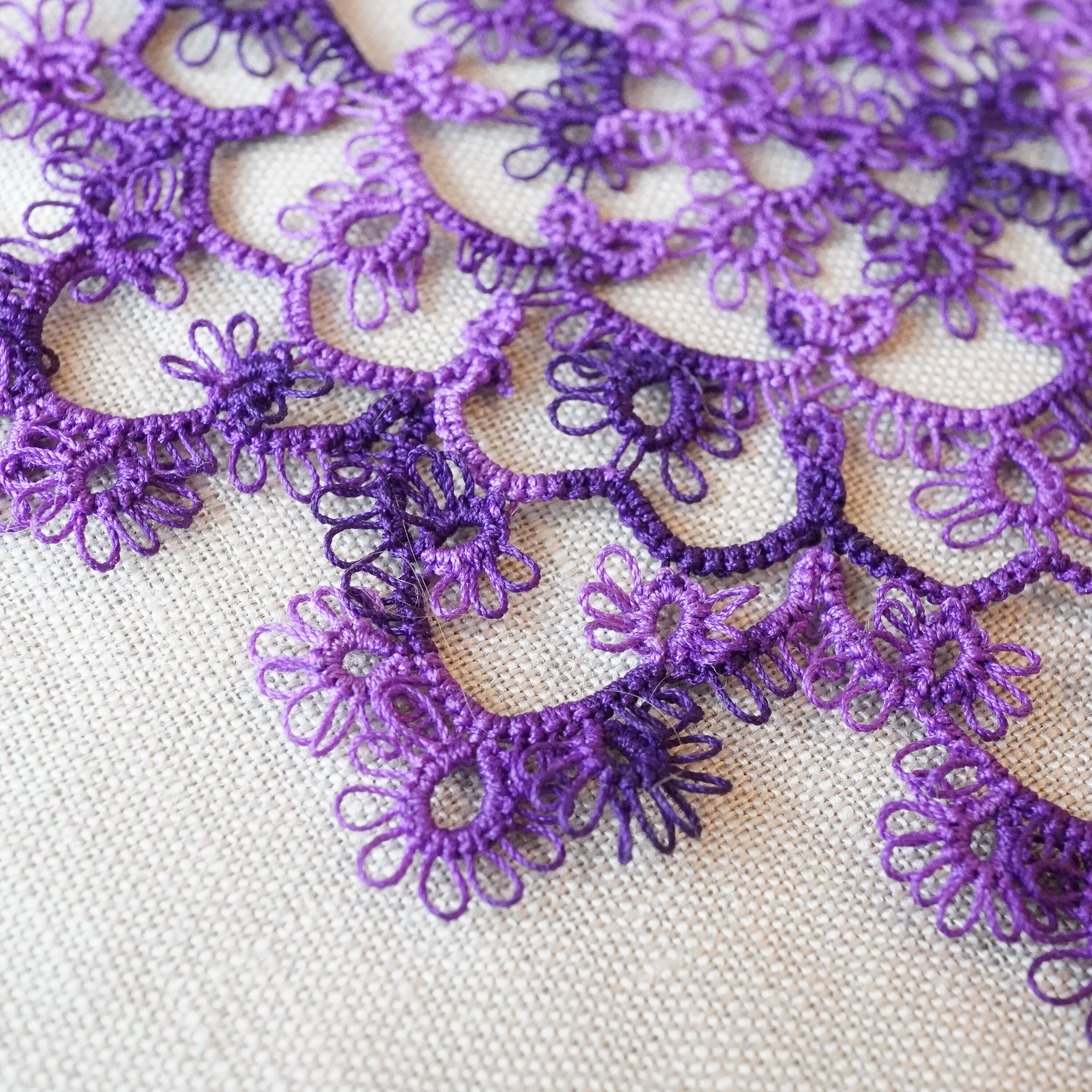 Tatting lace Pattern Pretty pico PDF file Downlode Sewing & Fiber ...