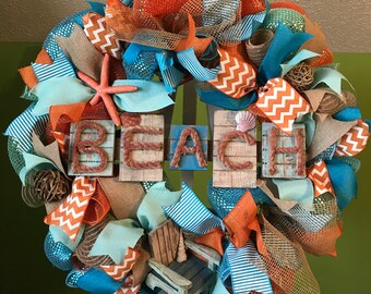 Beach wreath | Etsy
