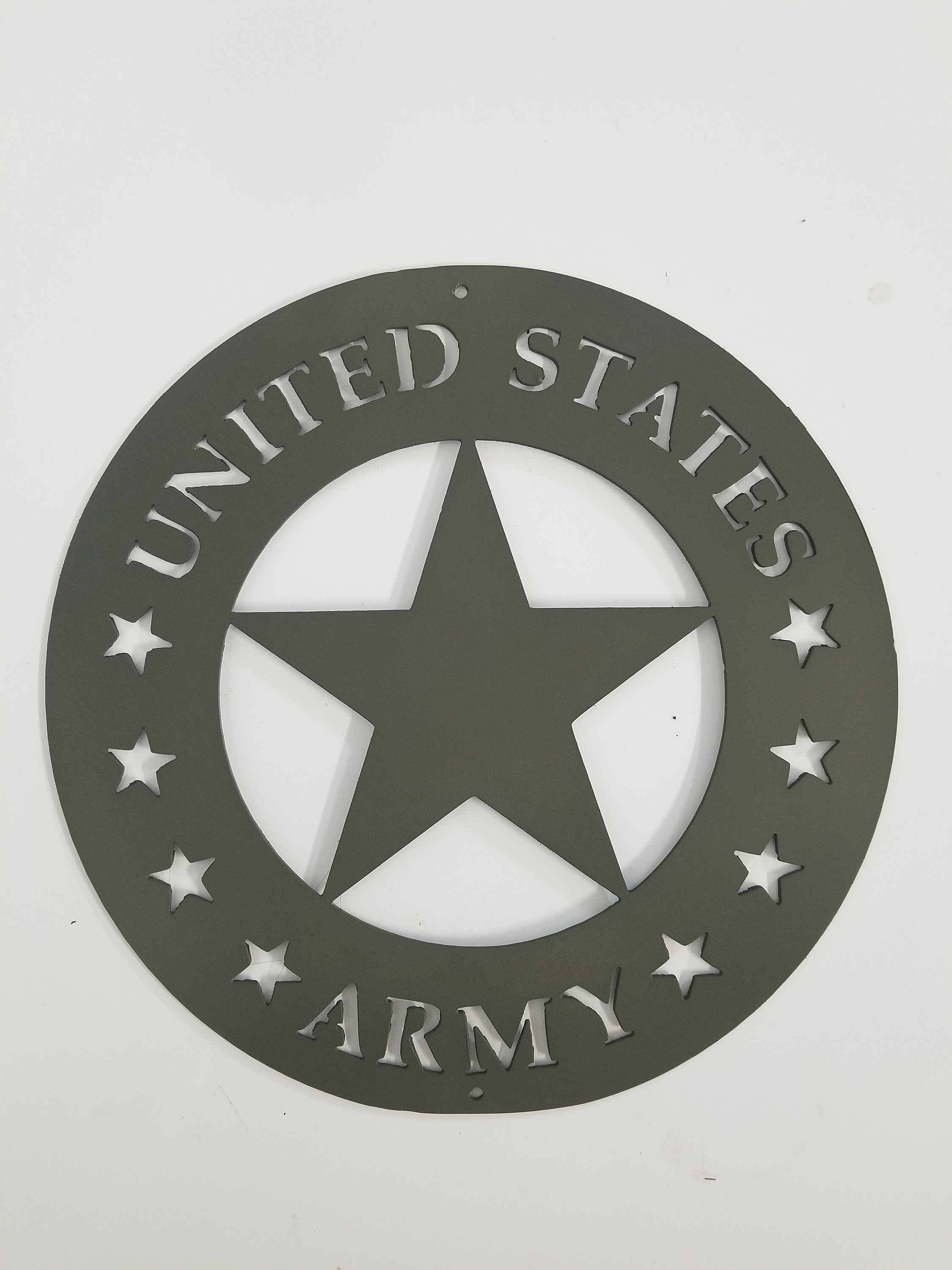 US Army Logo Wall Art - Metal - Etsy