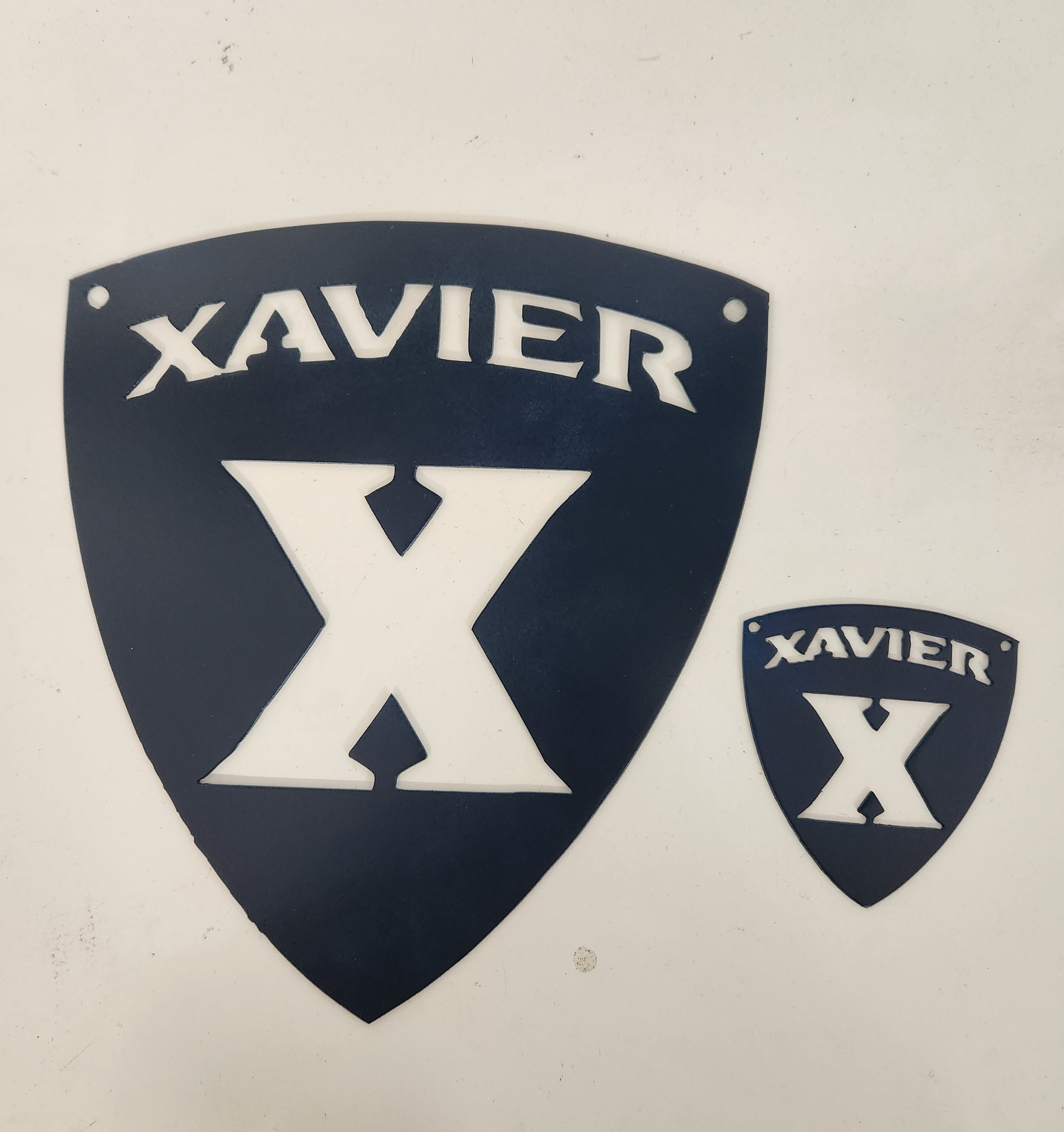 Xavier Logo Wall Art Metal Xavier University, Plus Optional Ornament - Etsy