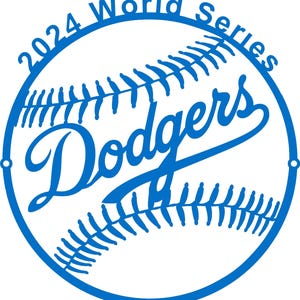 Dodgers Metal Wall Art - Etsy