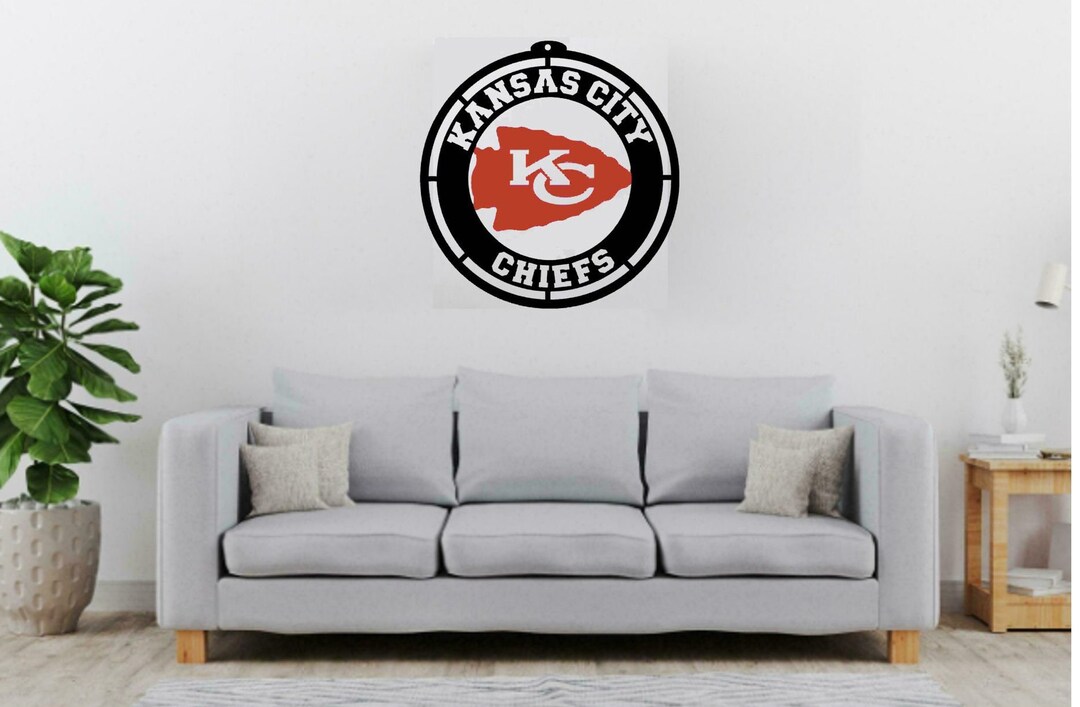 Kansas City Chiefs Metal Wall Art. - Etsy