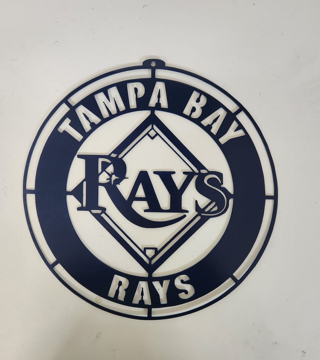 Tampa Bay Rays Baseball-metal Wall Art - Etsy