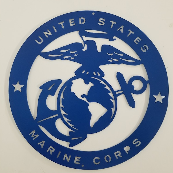 Marine Corps Metal Sign - Etsy