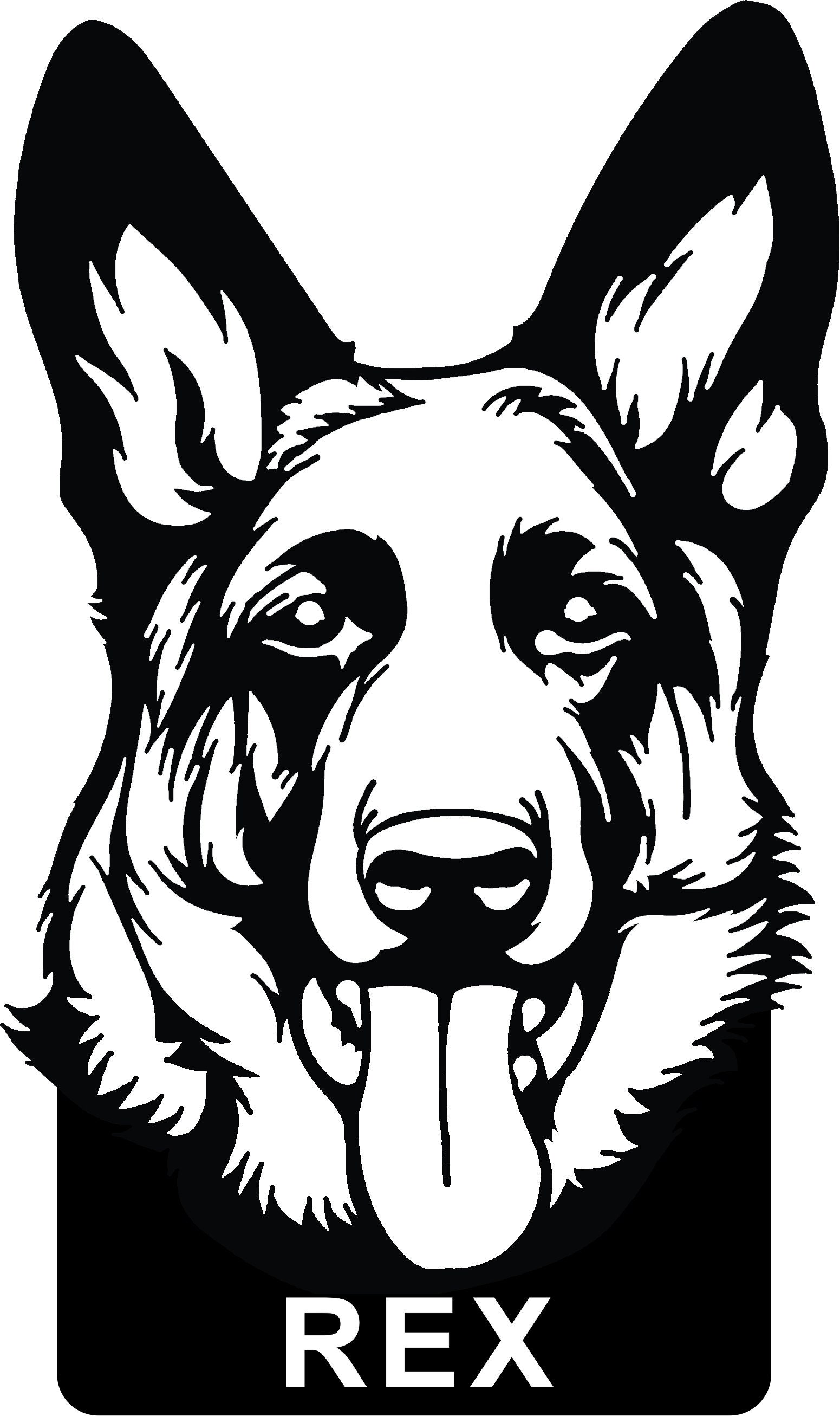 German Shepherd Metal Wall Art - Etsy