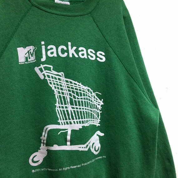 Rare!!! Vintage The Movie Official MTV JACKASS Sweats… - Gem