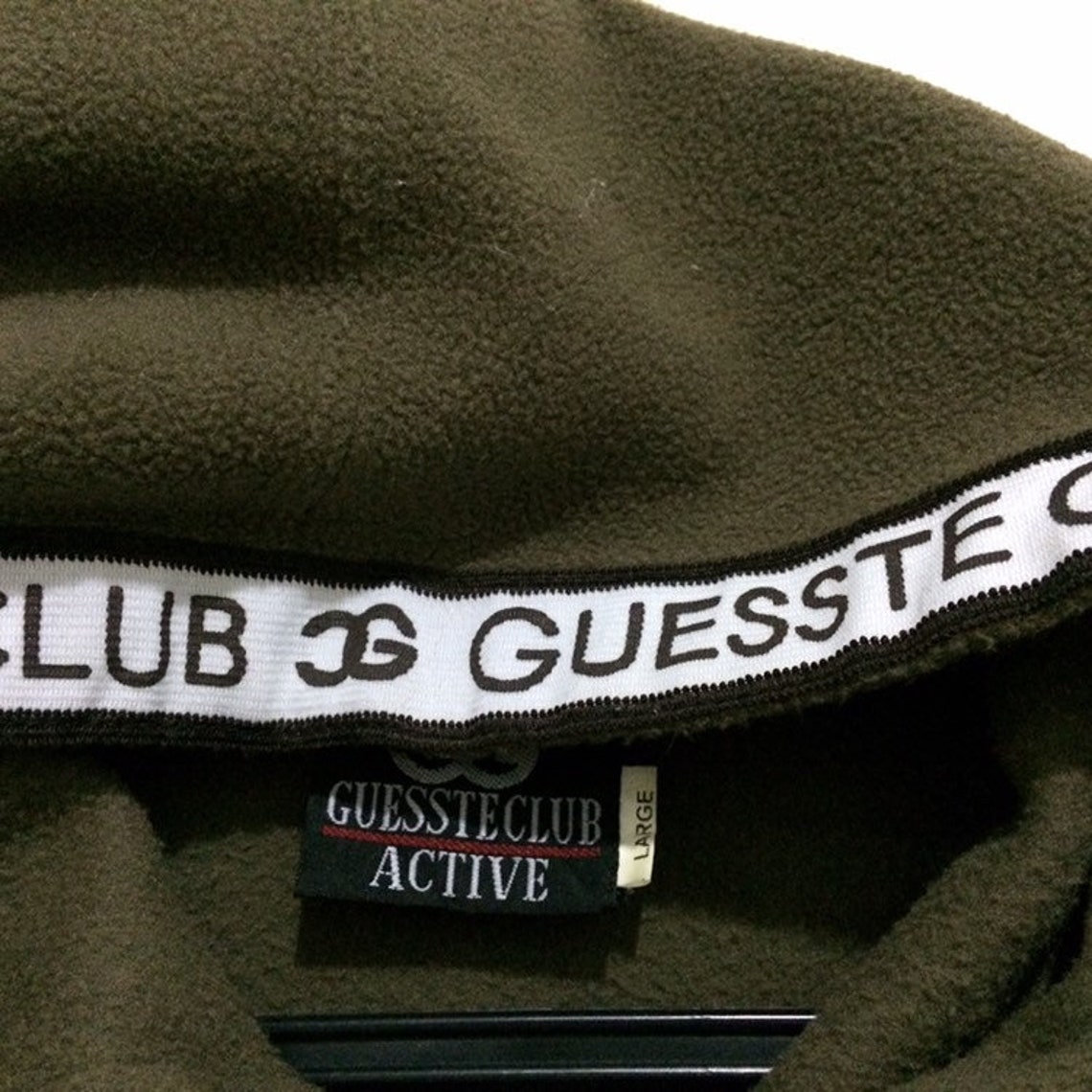 Rare Vintage 90's GUESSTE CLUB Embroidered Fleece | Etsy