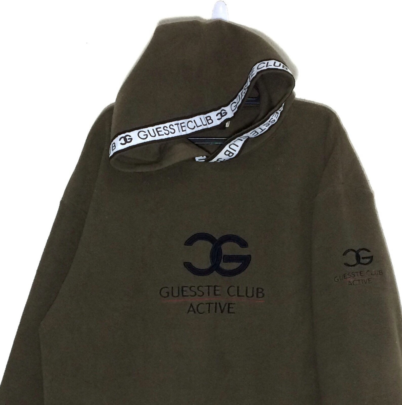 Rare Vintage 90's GUESSTE CLUB Embroidered Fleece | Etsy