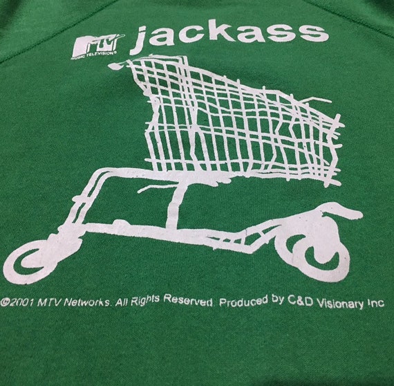 Rare!!! Vintage The Movie Official MTV JACKASS Sweats… - Gem