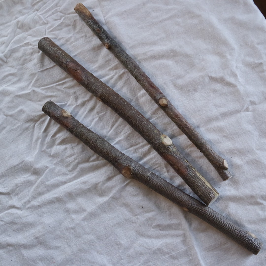 Wood Branch, Rowan Stick, Large Mountain Ash Stick, Wood Craft Supply ...