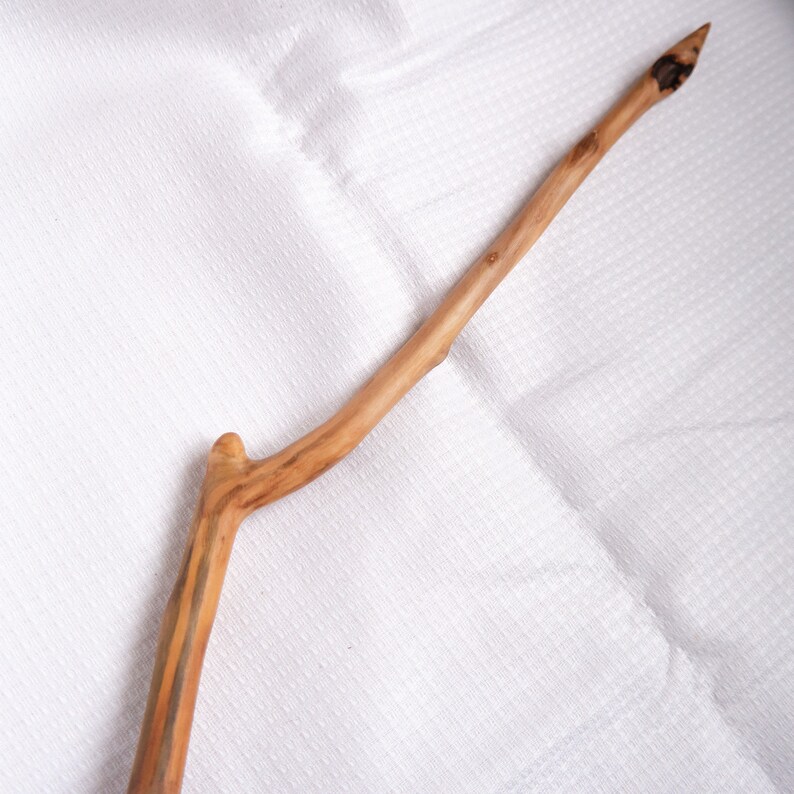 Apple Wand Swirl Apple Wand Energized Wood Wand Carved - Etsy