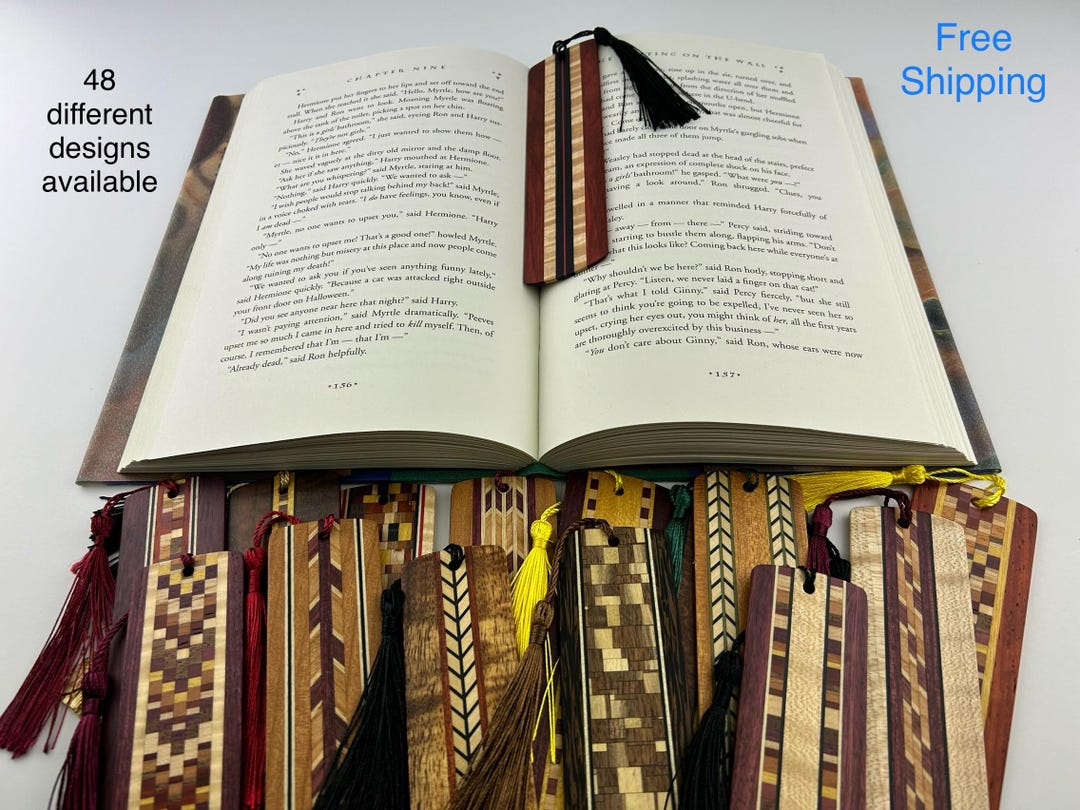Wood Bookmarks (wooden Bookmark) Designer Handmade From Exotic and ...