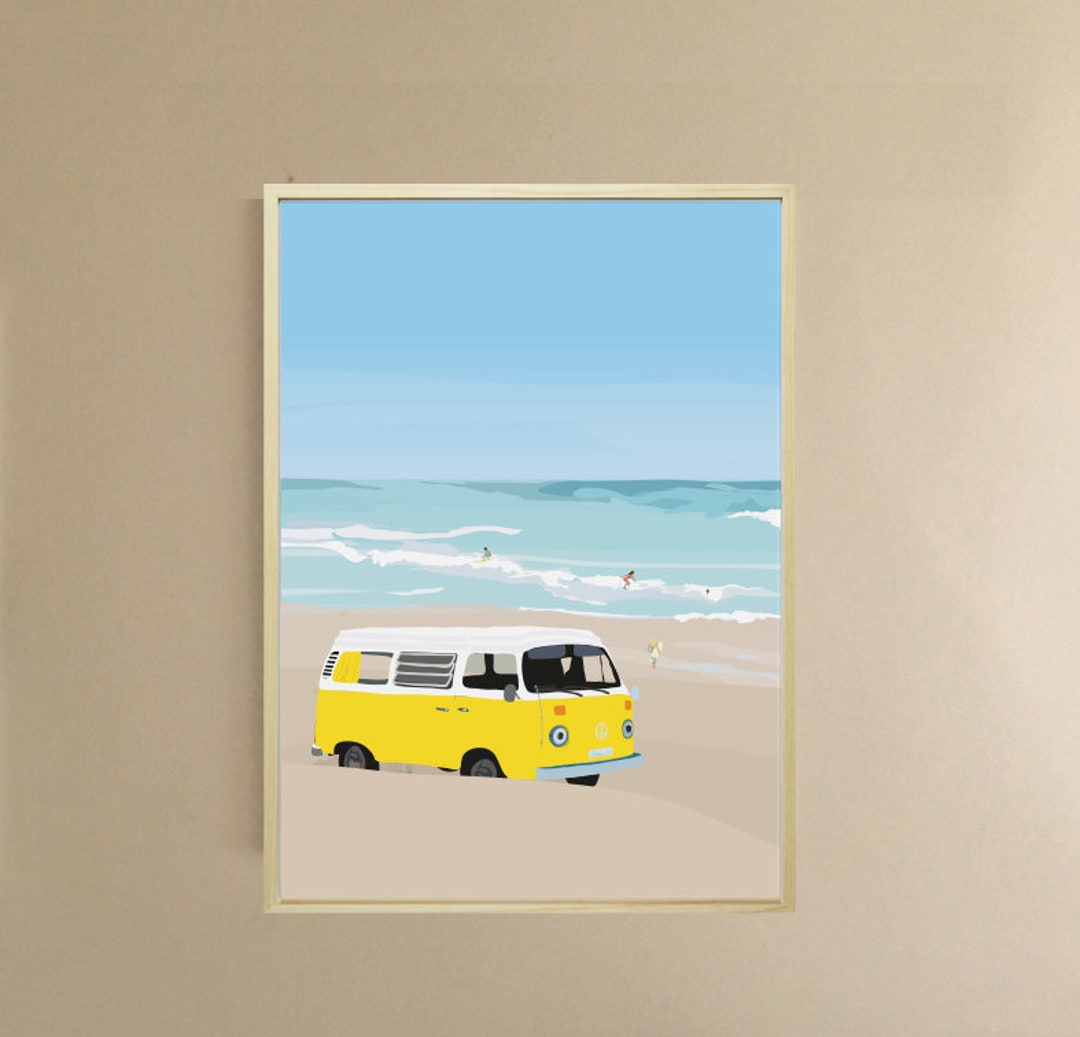 Combi Poster at the Didouch Beach 3 Formats - Etsy
