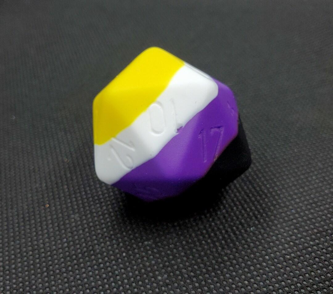 Squishy Oversized D20 nonbinary - Etsy