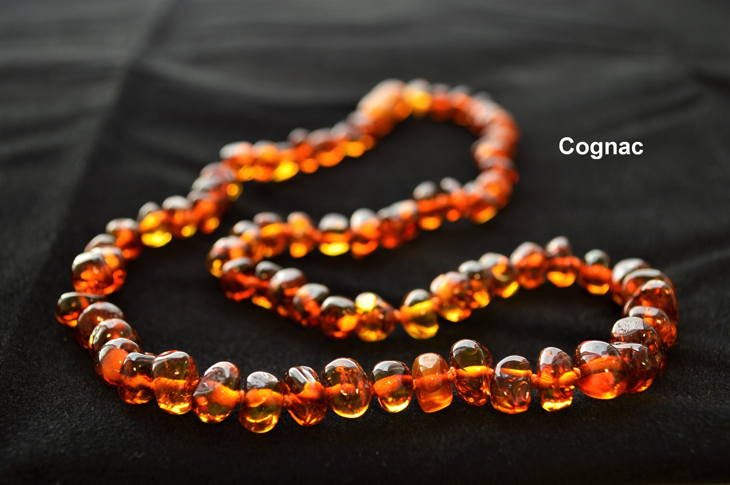 Baltic Amber Necklace For Adults 40-70cm Choose Color Made of | Etsy