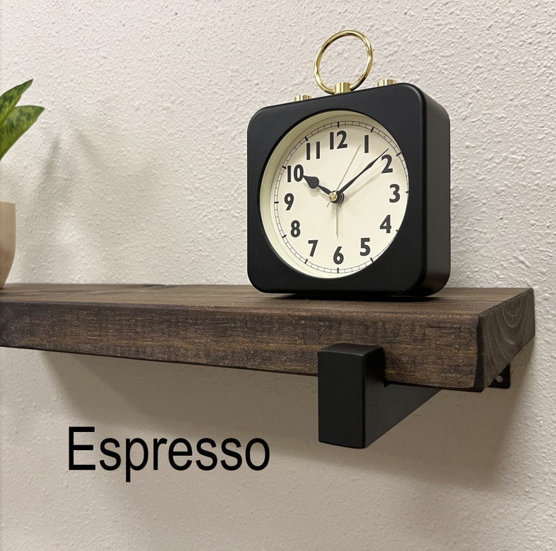 Modern Farmhouse Floating Shelf Square Tube Shelf Bracket - Etsy