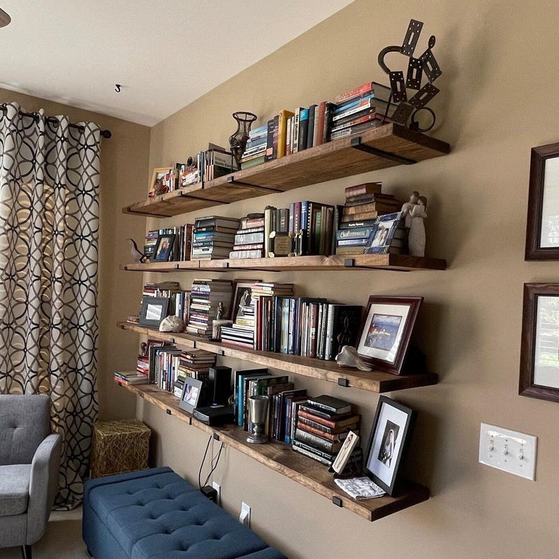 Floating Book Shelf - Etsy