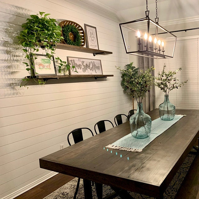 Long Rustic 11.25 Deep Kitchen Bar Shelf Farmhouse - Etsy