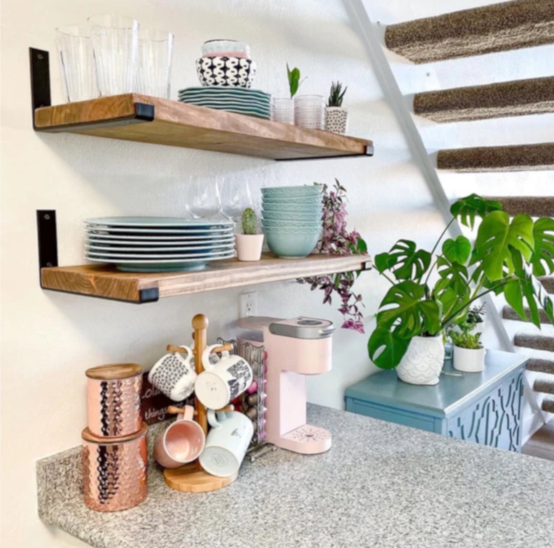 Heavy Duty Rustic Farmhouse Floating Shelf Two Robust J - Etsy