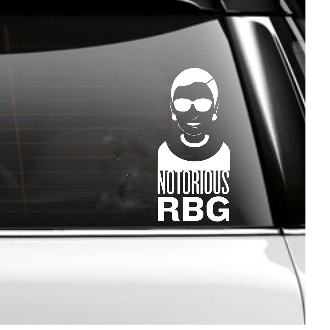 Notorious RBG- Ruth Bader Ginsburg Decal - Etsy