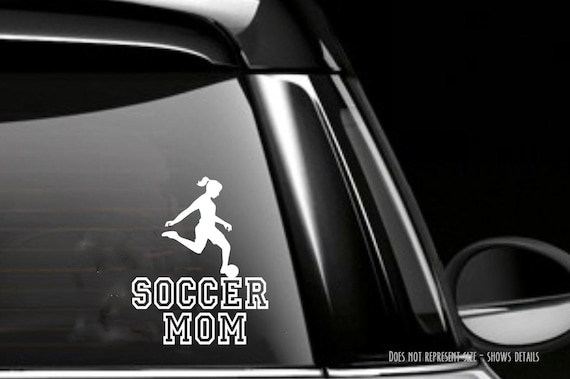 Soccer Mom Car Decal Soccer Girl Sports Ipad Decal Macbook | Etsy