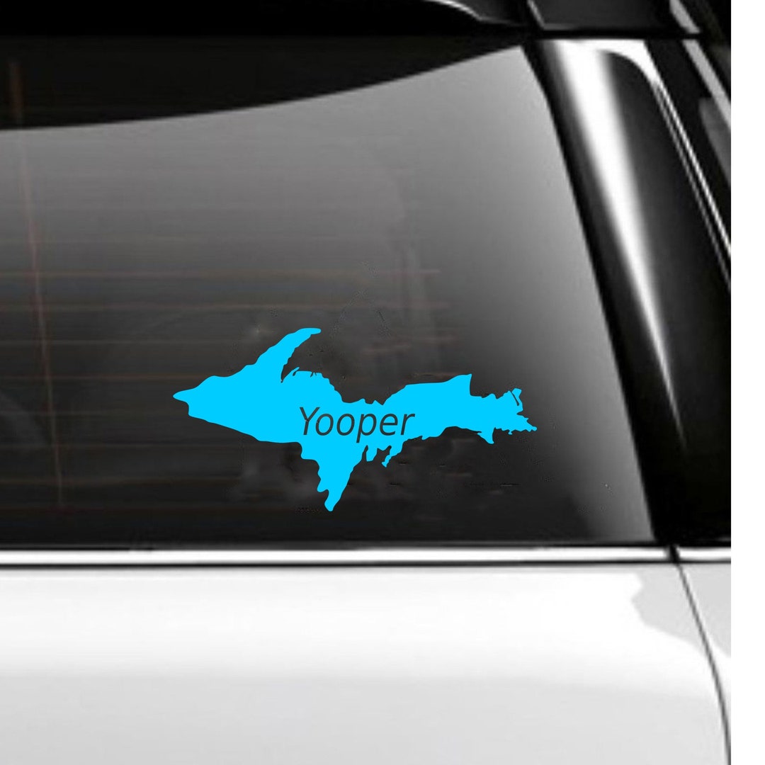 Yooper Car Decal Upper Peninsula of Michigan - Etsy