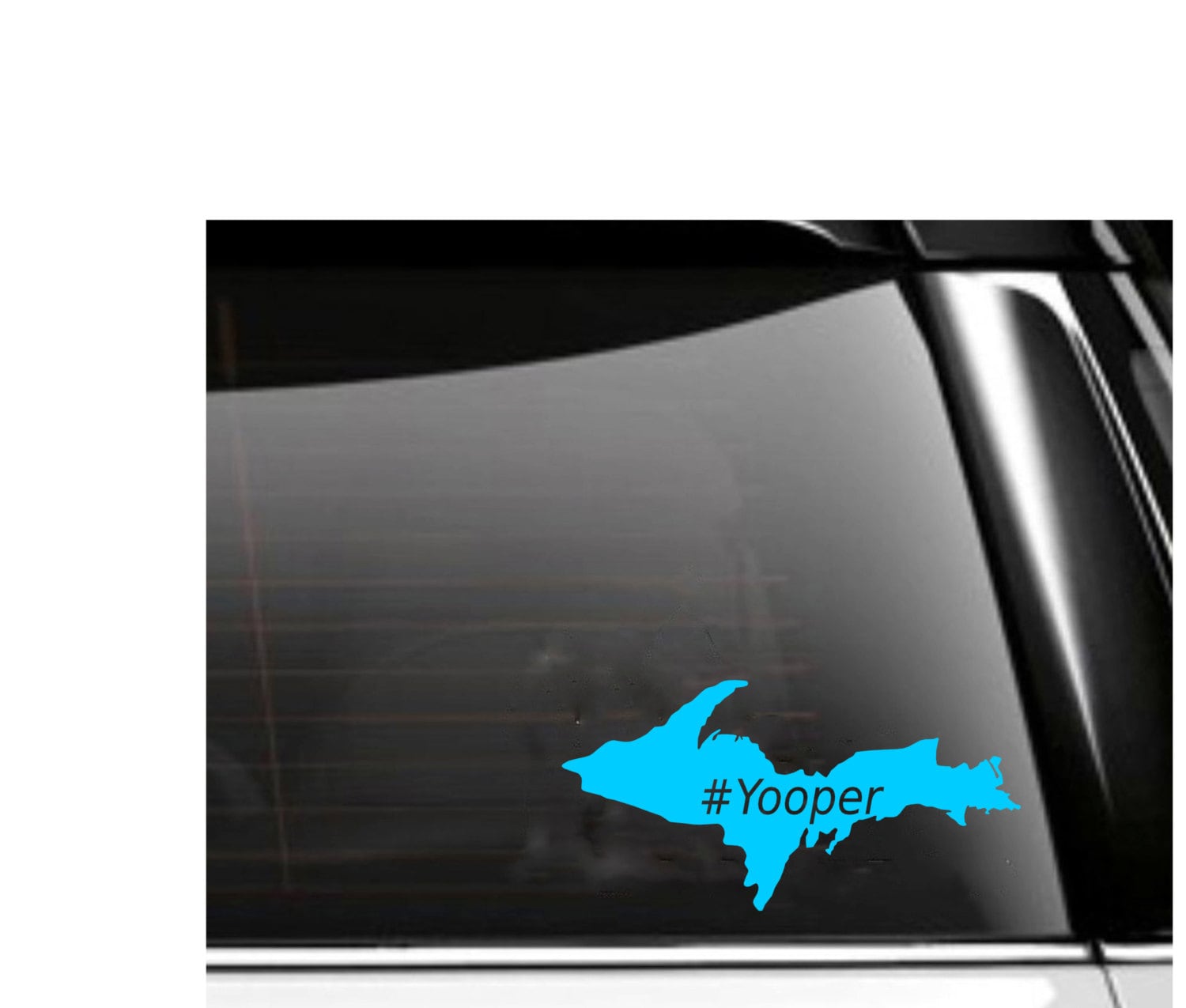 Yooper Car Decal Upper Peninsula of Michigan-hashtag - Etsy