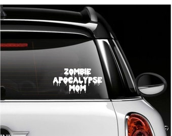 Zombie Apocalypse Decal - Etsy