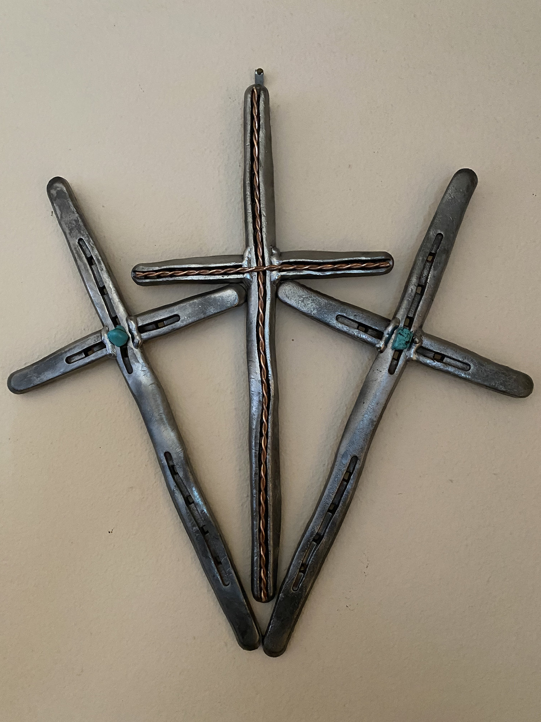 Horse Shoe Cross - Etsy