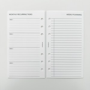 PRINTABLE Master Plan Inserts - Personal Size - Etsy