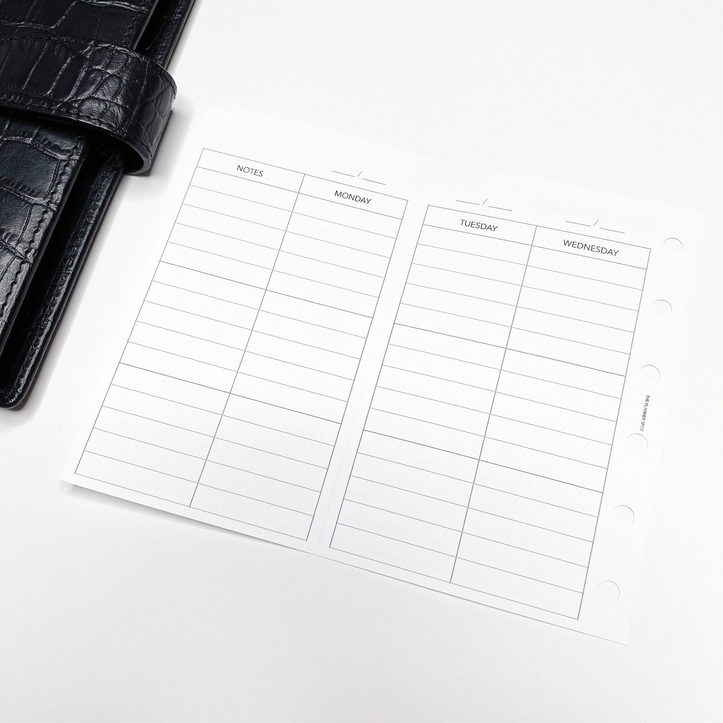PRINTABLE Weekly Foldout Planner Inserts Pocket Size - Etsy UK