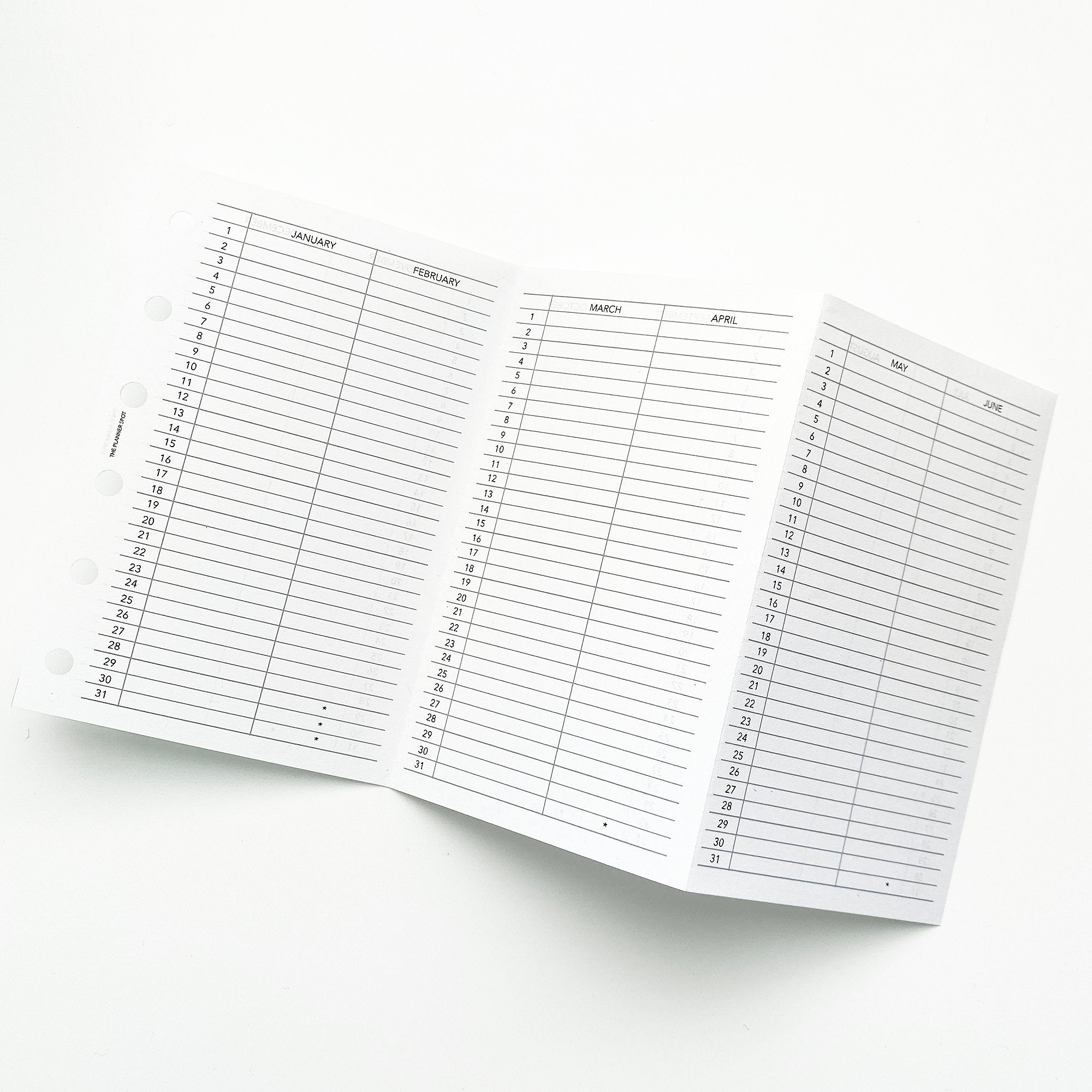 Pocket Size Foldout Perpetual Calendar - Etsy