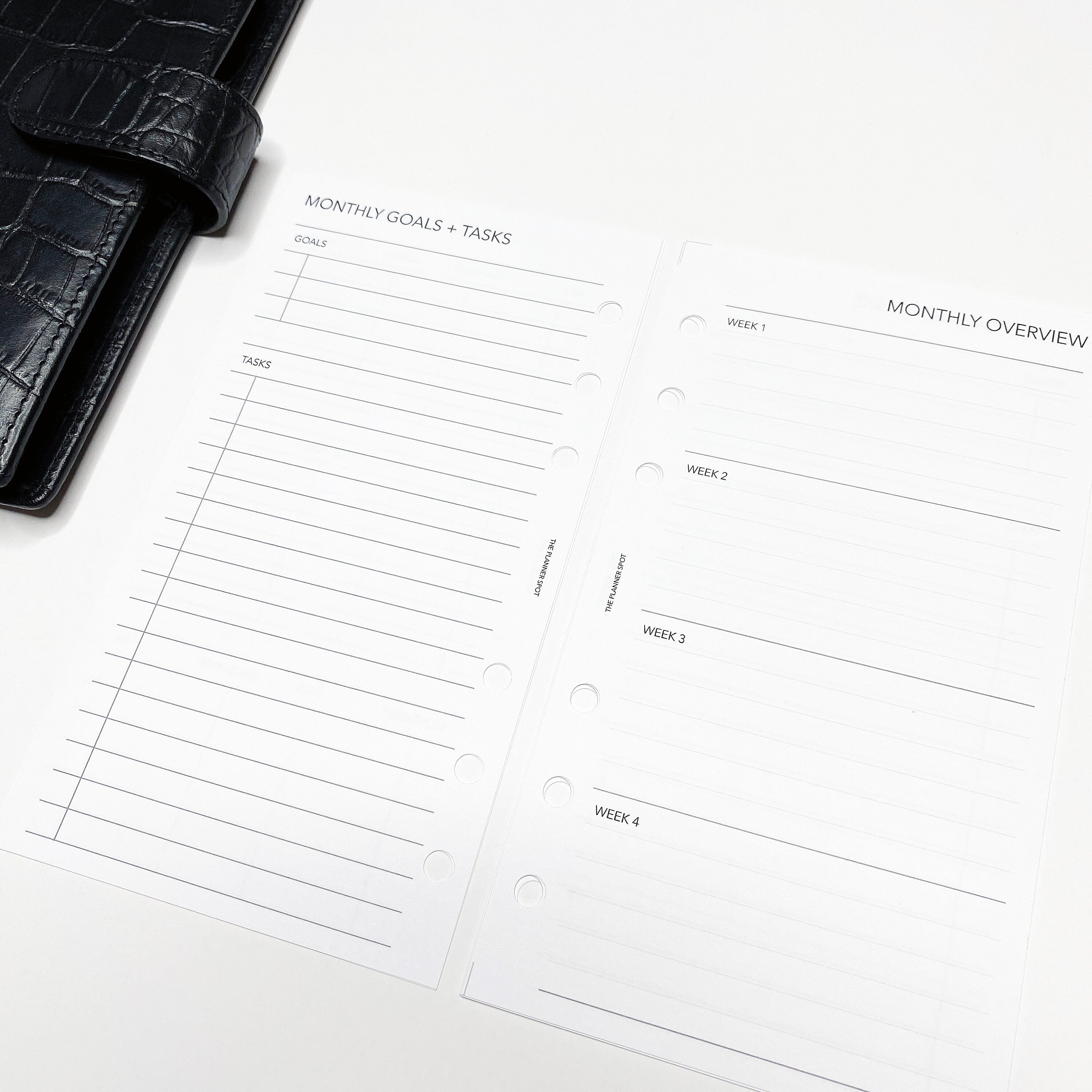 PRINTABLE Goals Planner Inserts Personal Size | Etsy