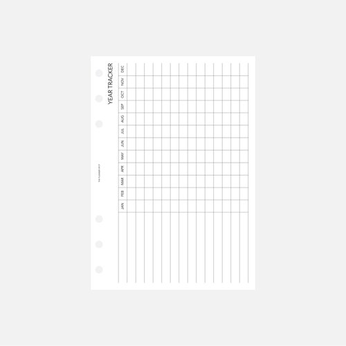 Monthly Tracker Personal Wide Printable Planner Inserts - Etsy