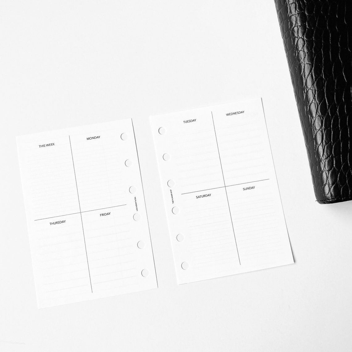 PRINTABLE Undated Weekly Planner Inserts - Pocket Size - Etsy