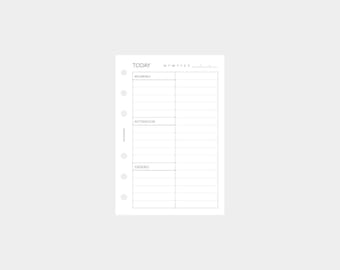 PRINTABLE Pocket Size Planner Basics Insert Pack Clean, Multifunctional ...