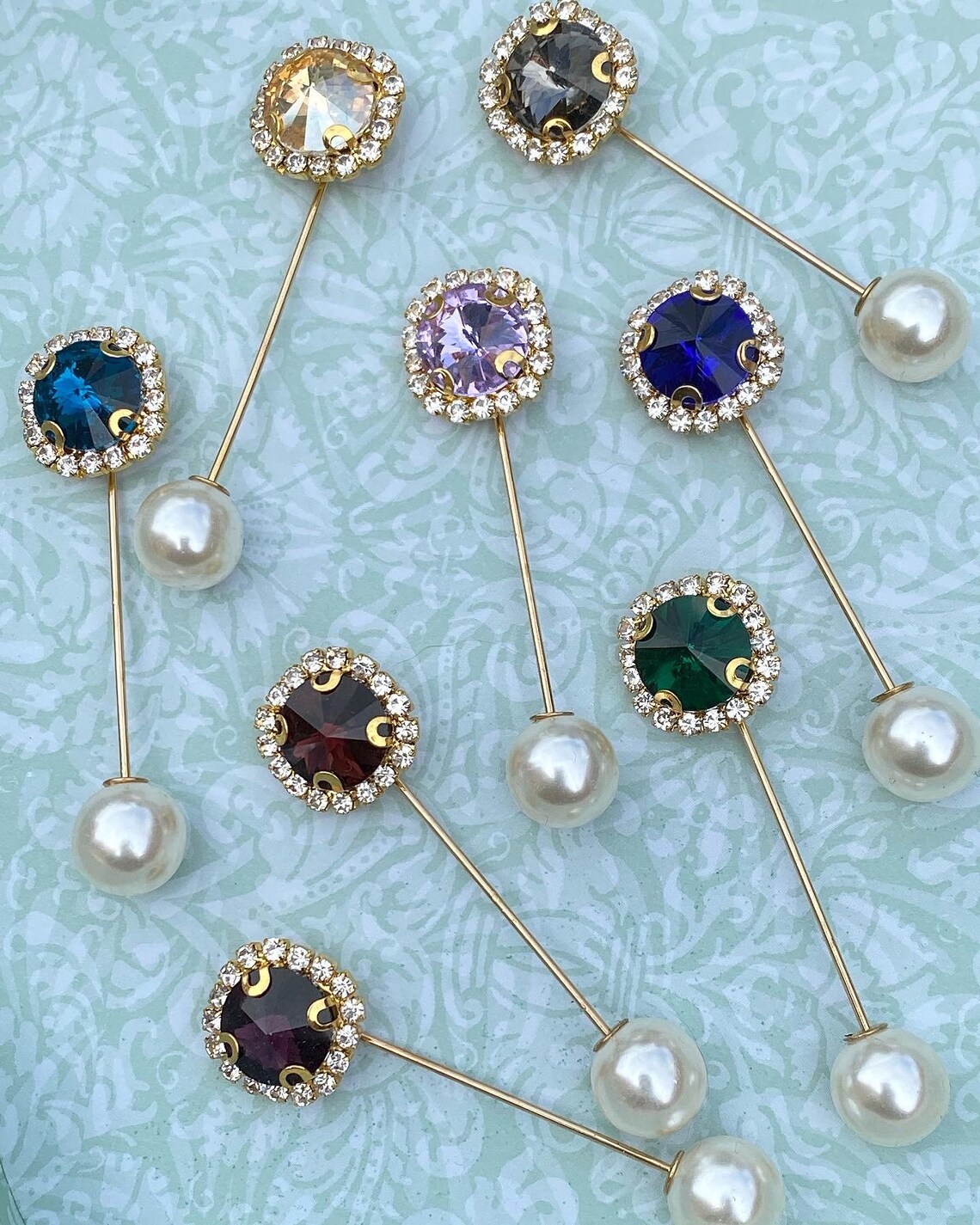 Hijab Pins With Pearl. Stoppers | Etsy