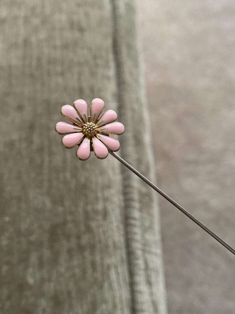 Daisy Enamel Hijab Pins, Hat Pins - Etsy