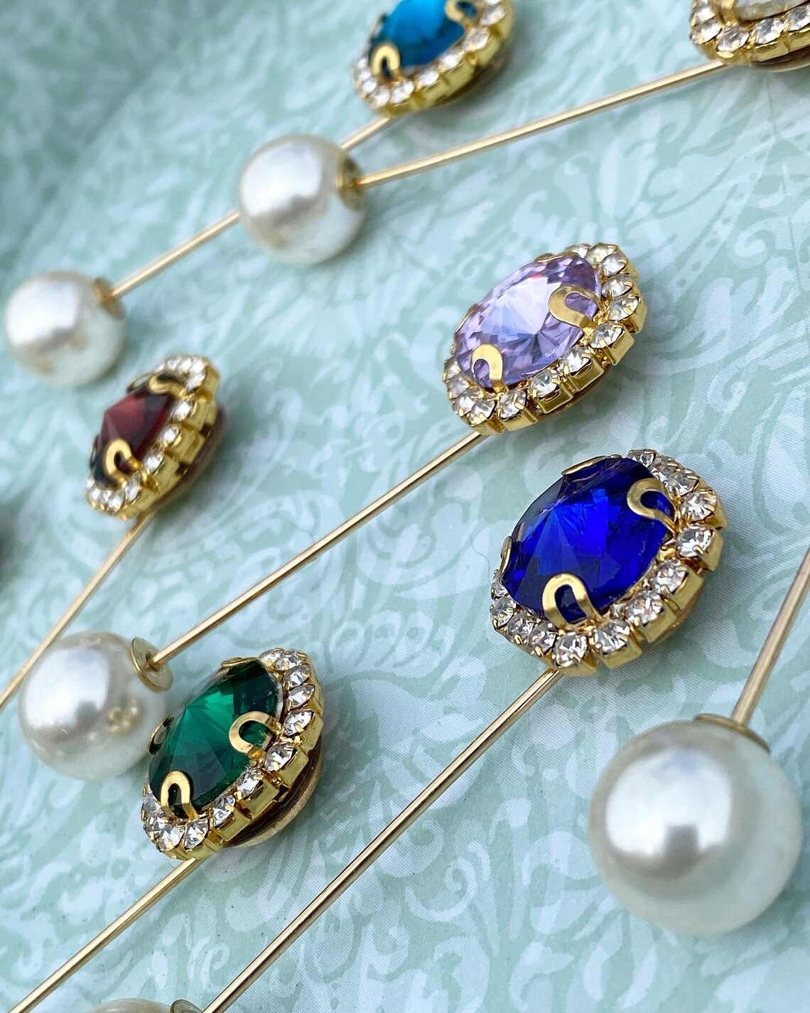 Hijab Pins With Pearl. Stoppers | Etsy