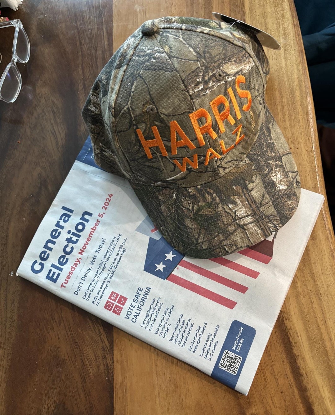Harris Walz 2024 Harris Walz Custom Camo Hat Embroidered Camo ...