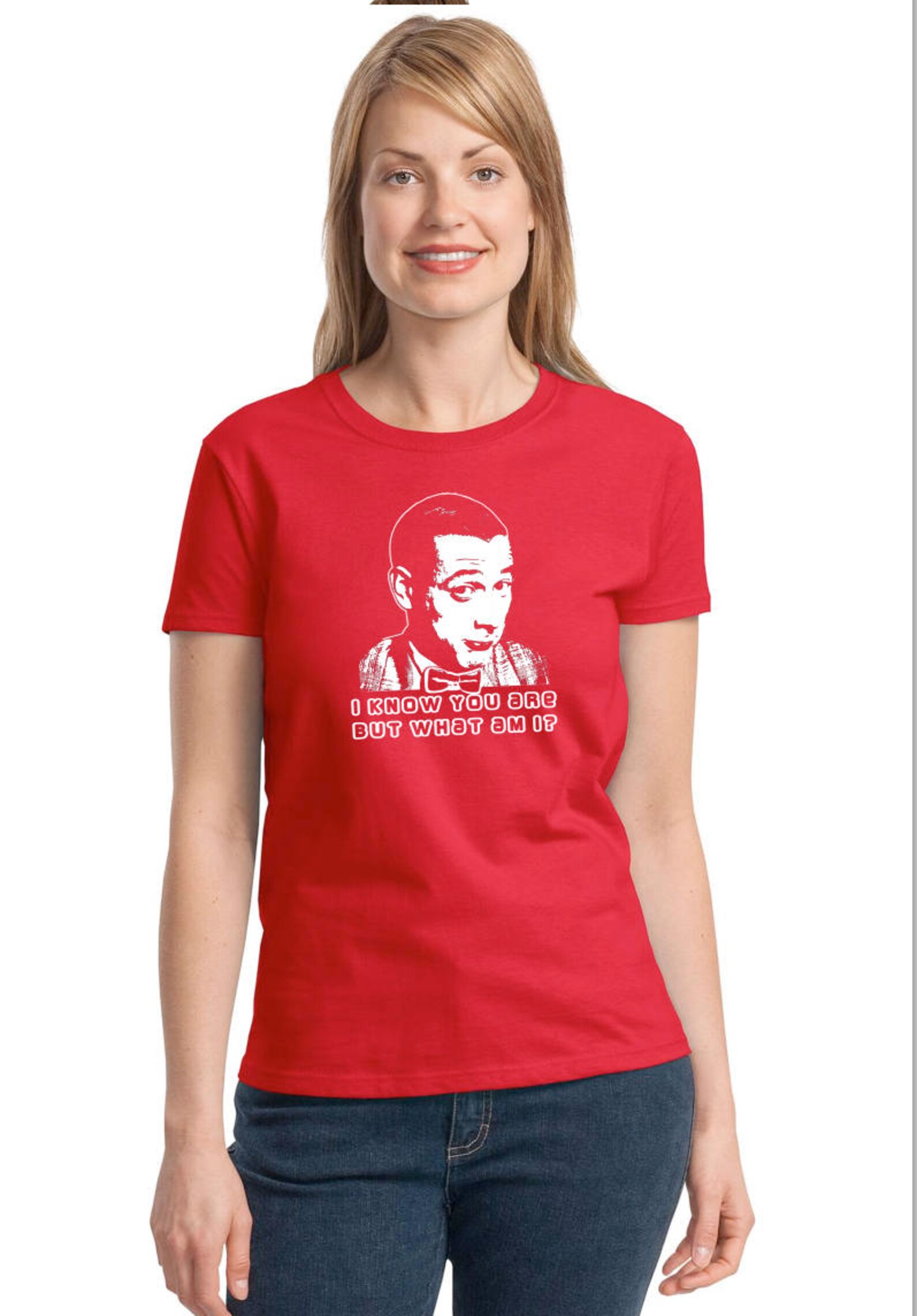 Pee Wee Herman Shirt I Know You Are but What Am I Tshirt Pee - Etsy UK