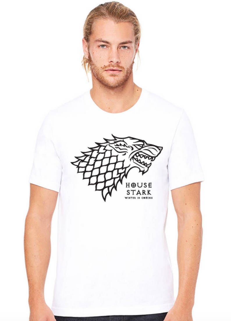 House Stark Tshirt Game of Thrones Tshirt Winter is Coming Shirt Mother ...